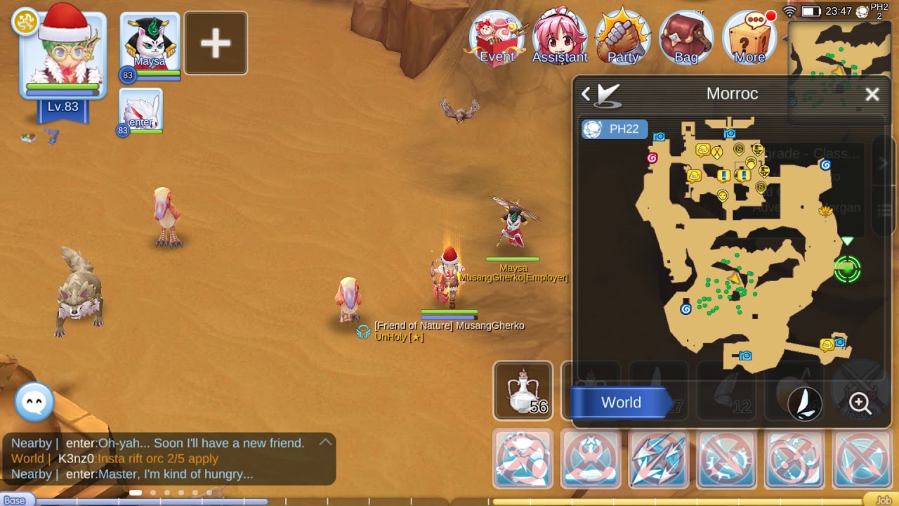 Where do you find class D adventurer Morgan Harrison at Morroc Eternal ...