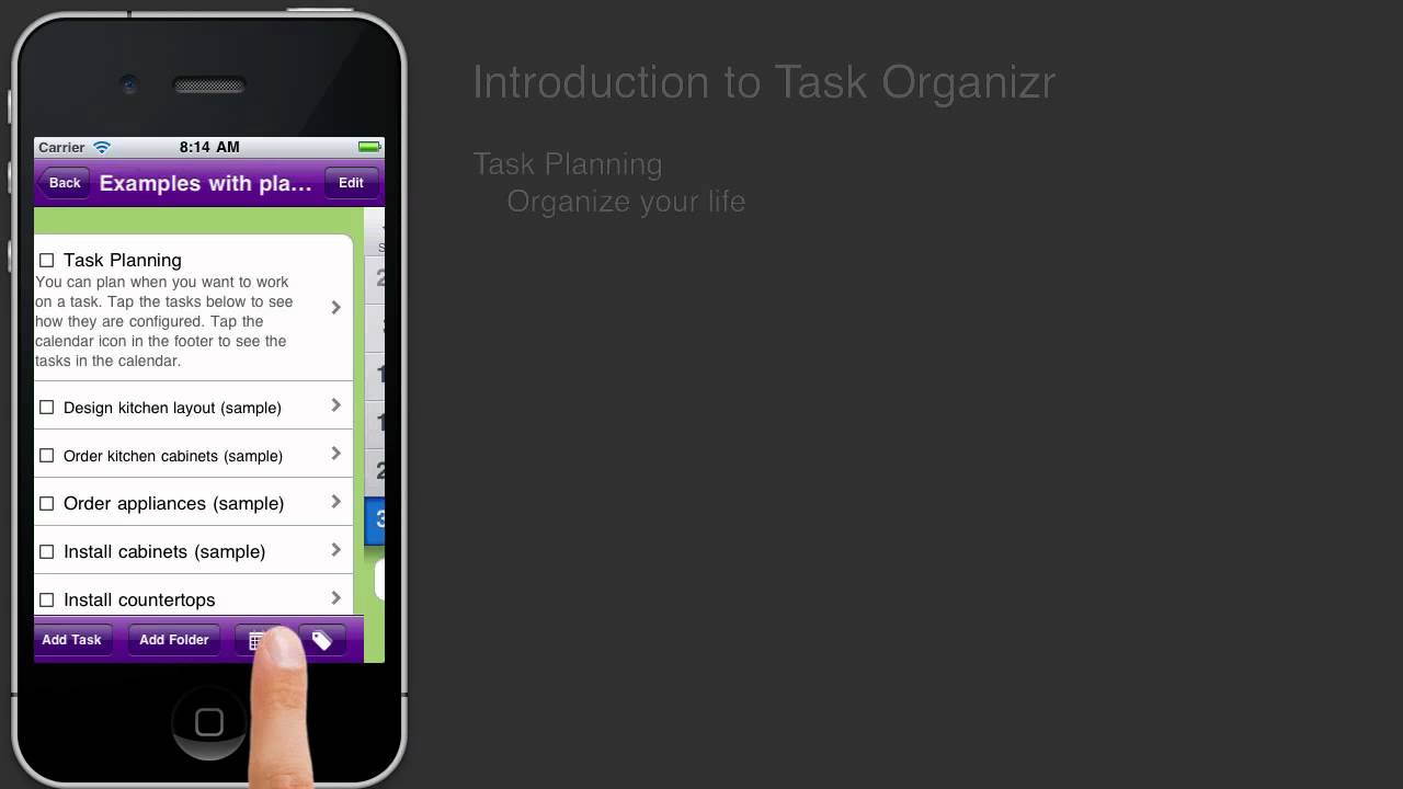 Introduction to Task Organizr for the iPhone - YouTube