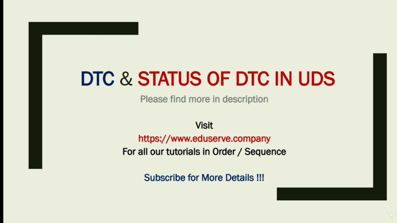 DTC Status Status Of DTC Unified Diagnostic Services UDS Protocol dtc-status-status-of-dtc-unified-diagnostic-services-uds-protocol