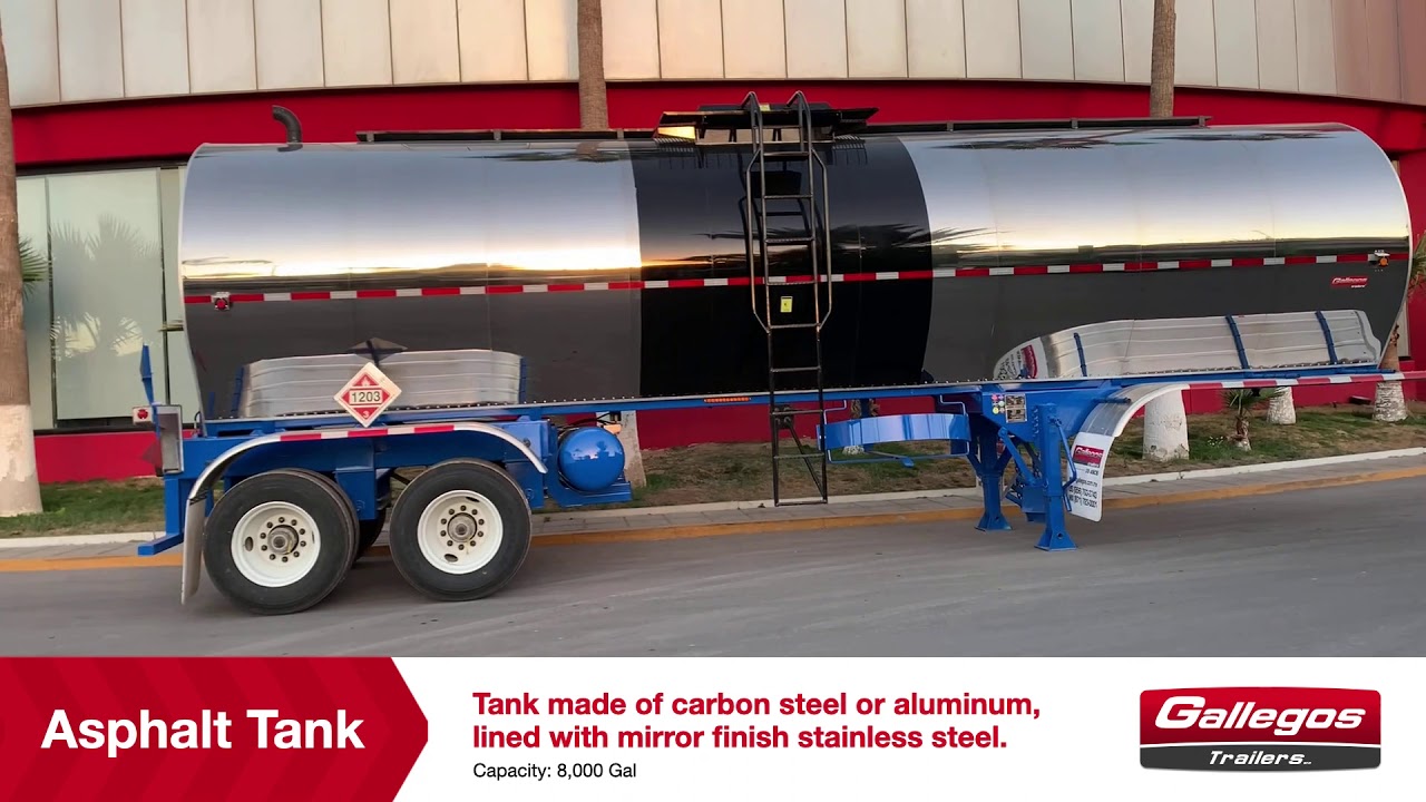 Asphalt Tank | Gallegos Trailers® - YouTube