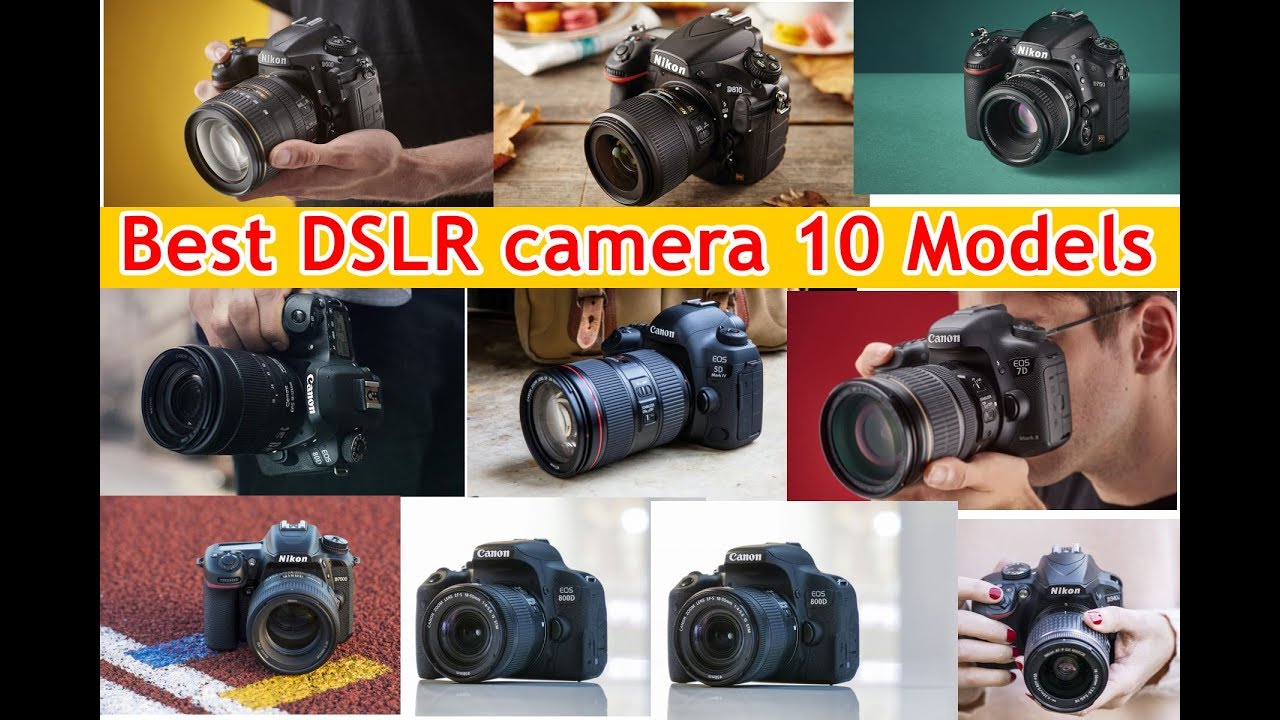 Best DSLR camera 10 Models - YouTube