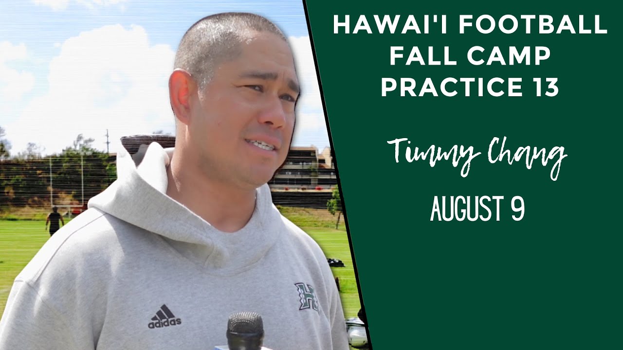 Fall Camp Media Q&A: Timmy Chang - YouTube
