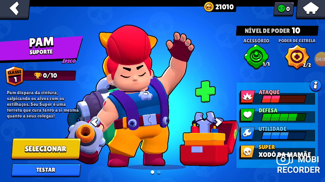Nova skin da Pam chegando no Brawl Stars! (Pam Praiana). - YouTube