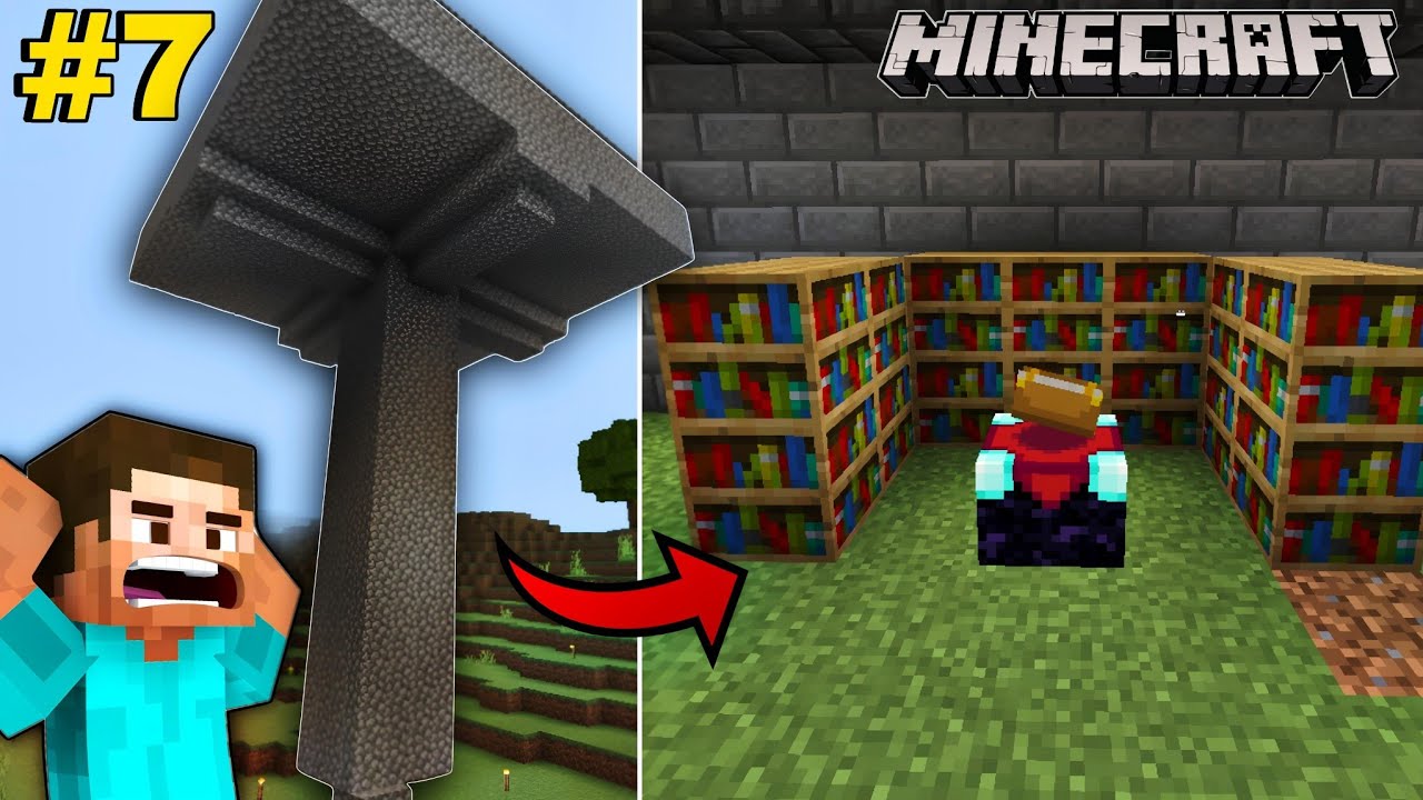 I Build XP Farm AND Enchanting Table Minecraft Survival Series #7 ...