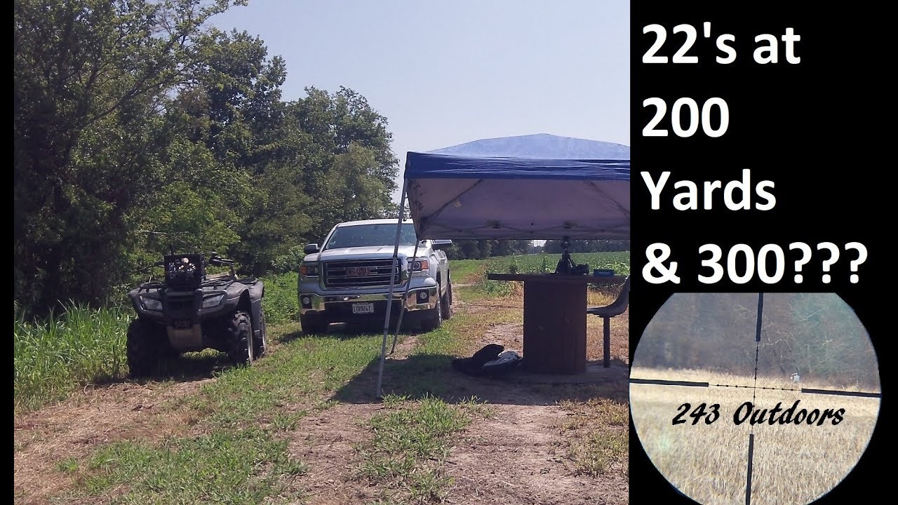 22's at 200 yards and 300??? - YouTube