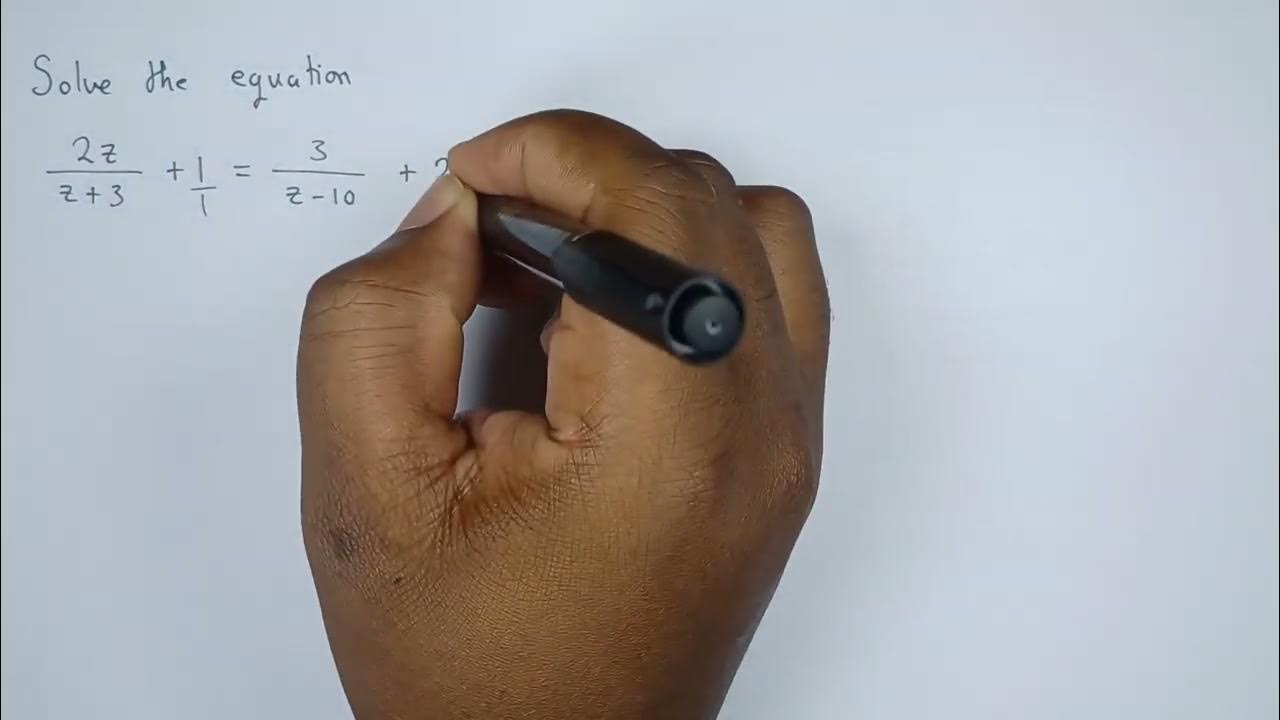 SOLVING EQUATIONS | LINEAR AND QUADRATIC EQUATIONS | - YouTube