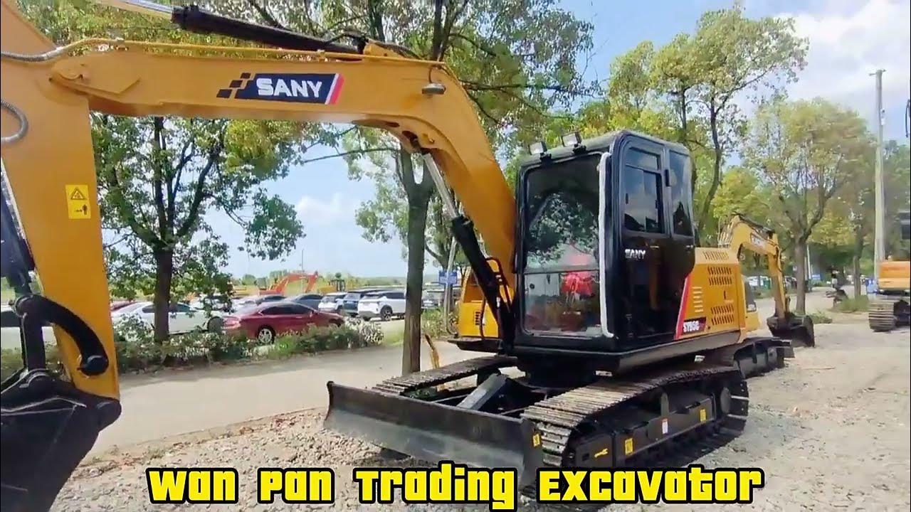 Used Sany Sy95c Excavator - YouTube