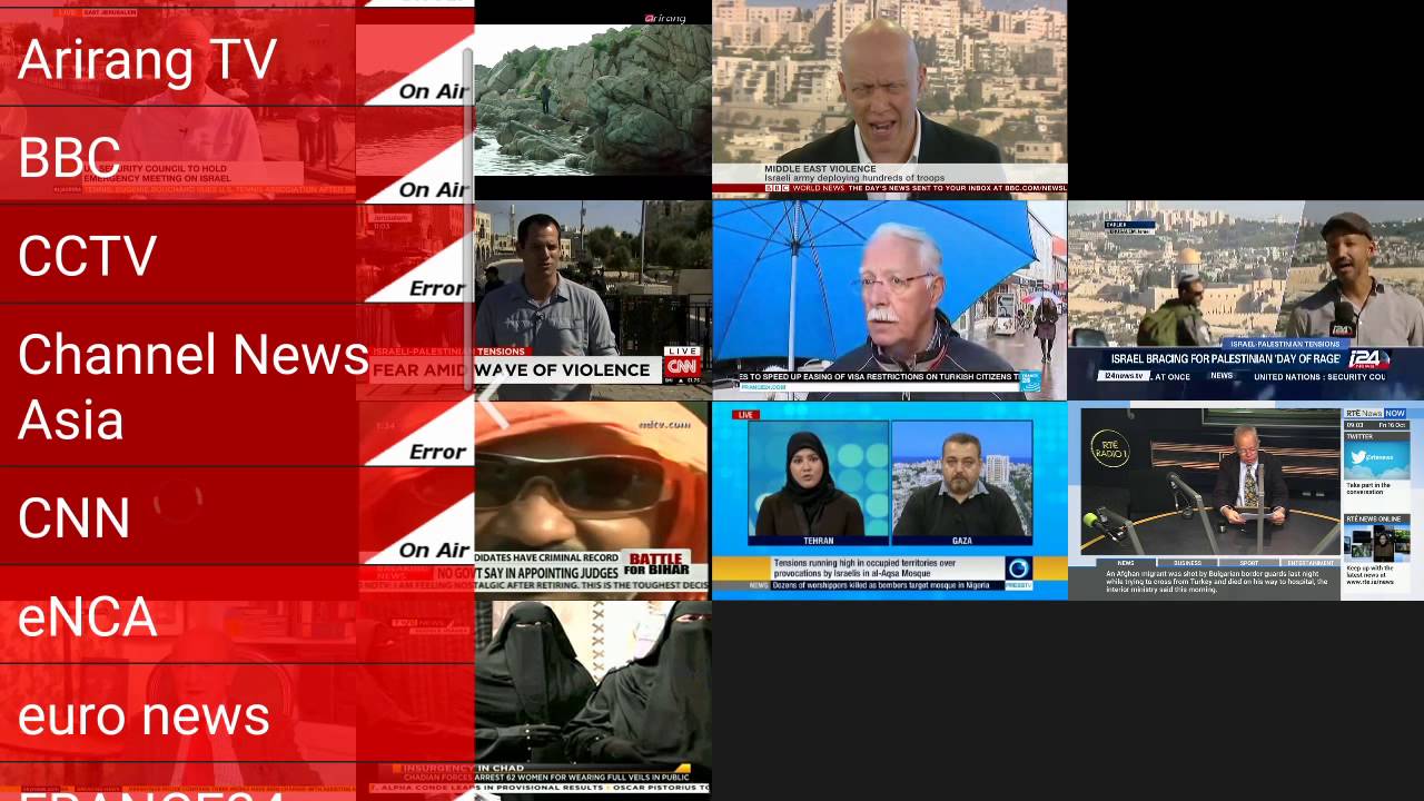 Multi screen news app - YouTube