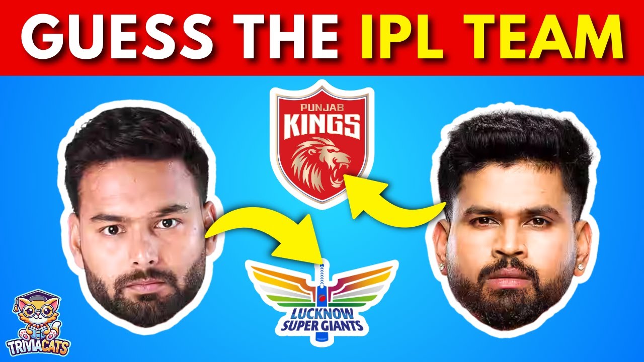 Guess The IPL Team By Player | IPL Quiz | IPL 2025 - YouTube