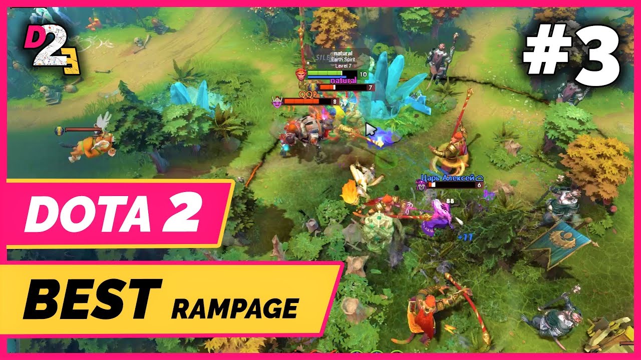 Dota 2 Best Rampage Compilation 2021 #3 - YouTube