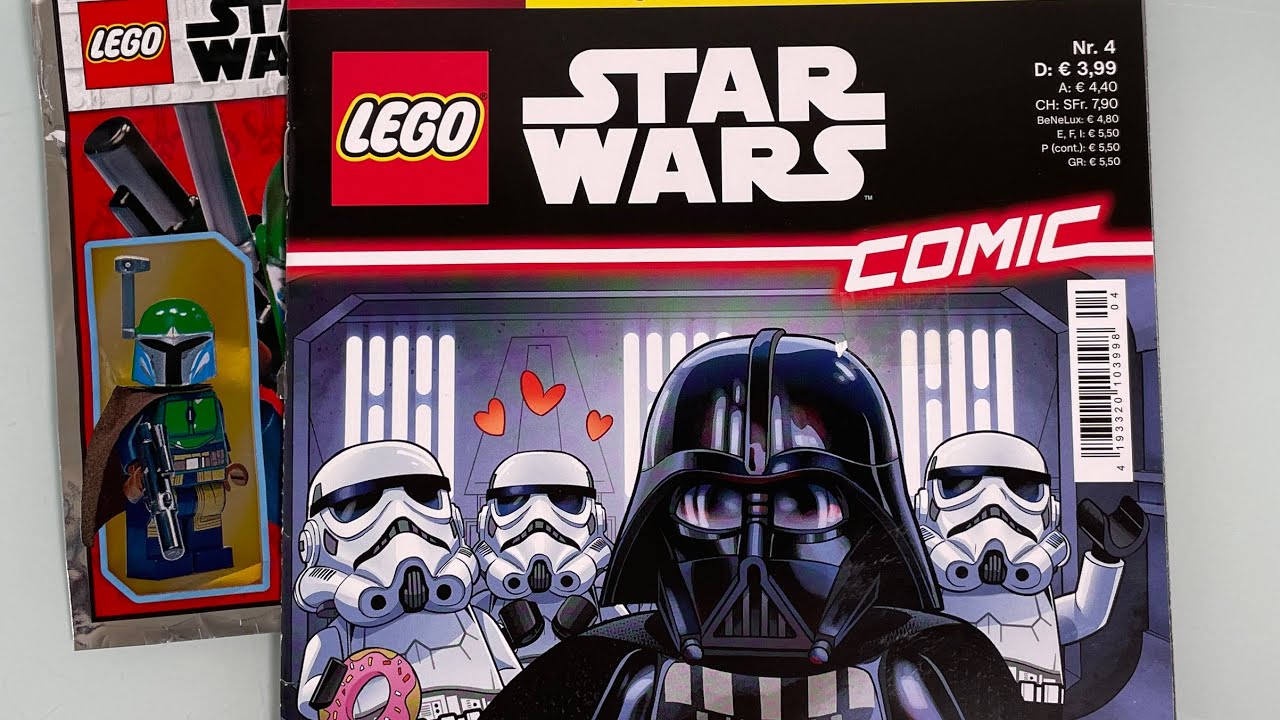 Lego Star Wars Comic Nr 4 mit Minifigur - YouTube