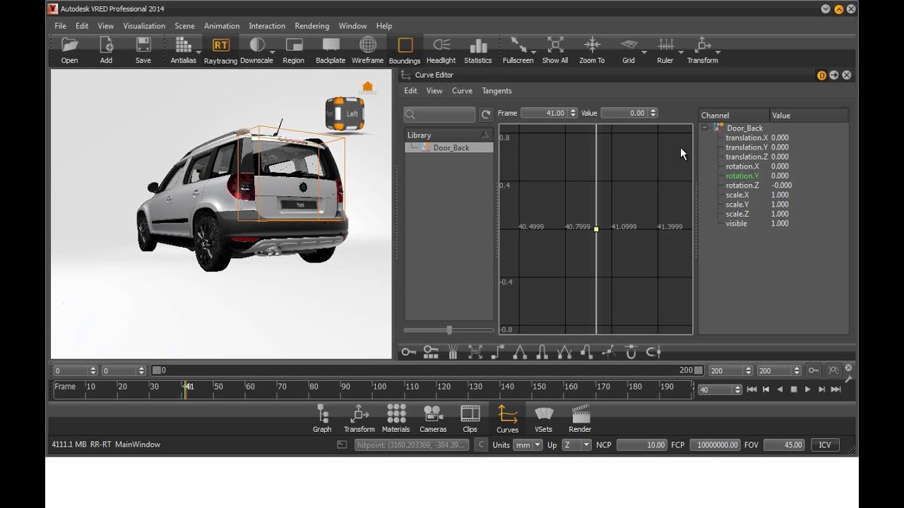 VRED PRO Animation - CurveEditor: Overview - YouTube