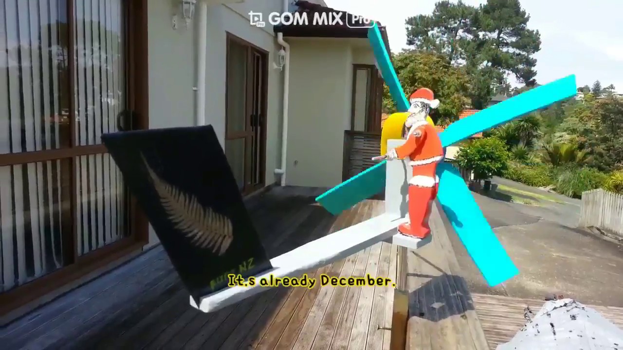 SANTA windmill - YouTube