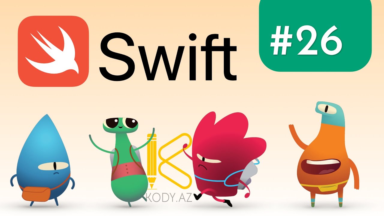 Swift programming language on Playgrounds #kody_az #part26 - YouTube
