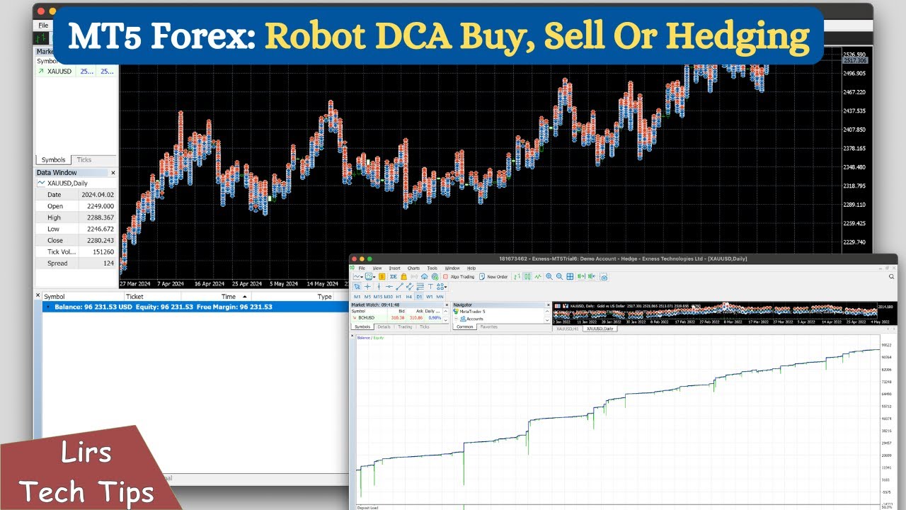 MT5 Forex: Robot DCA Buy, Sell Or Hedging - YouTube