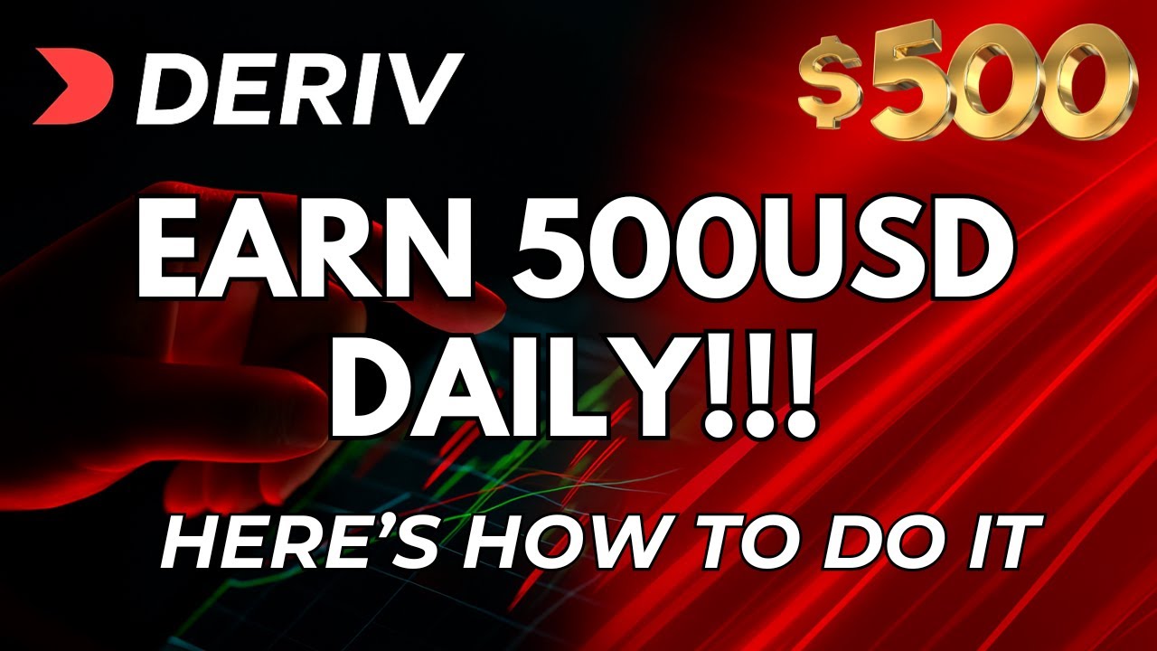 How to Make $500 in a Day In Deriv with Dollar Printer Bot - YouTube