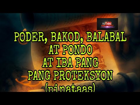 PODER, BAKOD, BALABAL AT PONDO at mga PANG PROTEKSYONG PINATAAS || MAE ...