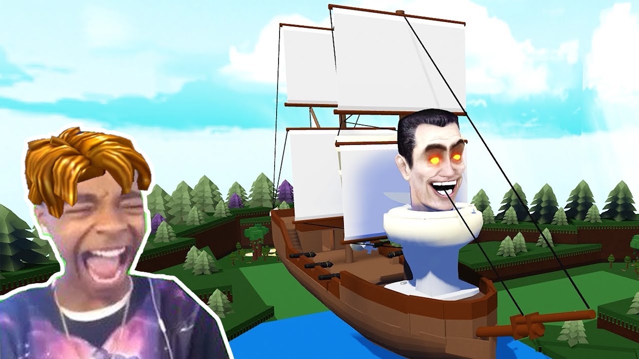 Roblox BUILD A BOAT Funny Moments Memes (SKIBIDI BOAT) - YouTube