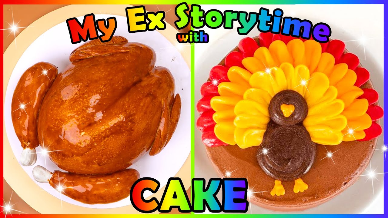 🌈 My Ex Storytime Recipe 🍰 Best Thanksgiving Cake Decorating Idea This ...