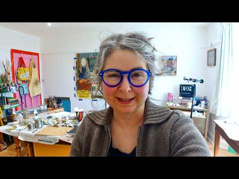 Künstler-Vlog: Stillleben, RA-Sommerausstellung, Skizzen am Ende des Tages, Fertigstellung großer...
