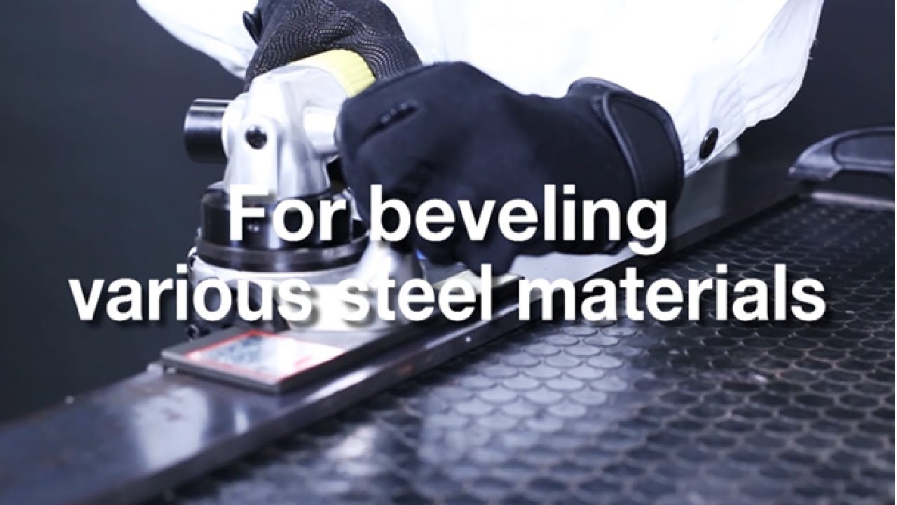 [NITTO KOHKI] MINI BEVELER AMB-0307 : Pneumatic Chamfering Tool - YouTube