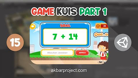 Tutorial Membuat Game Kuis Sederhana Unity - YouTube