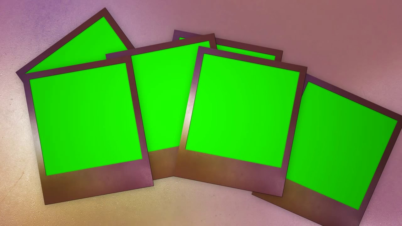 creative pictures in green screen free stock footage - YouTube
