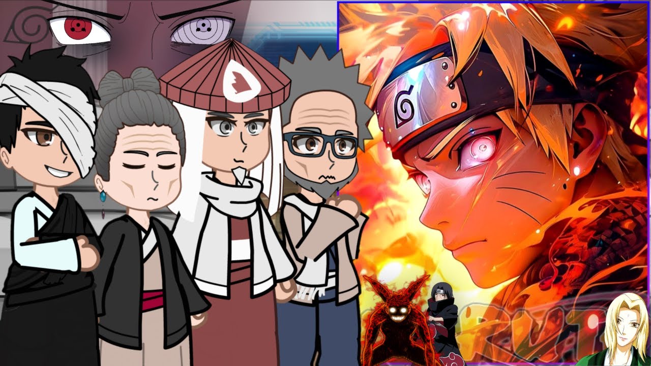 Konoha Council Elders + 3rd Hokage react to Naruto - YouTube