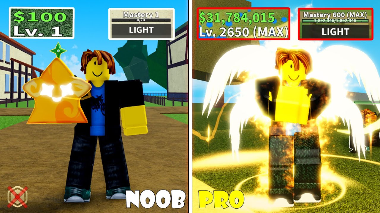 Level 1 to max level as Yellow Bacon using only Light Fruit | Full Gear ...