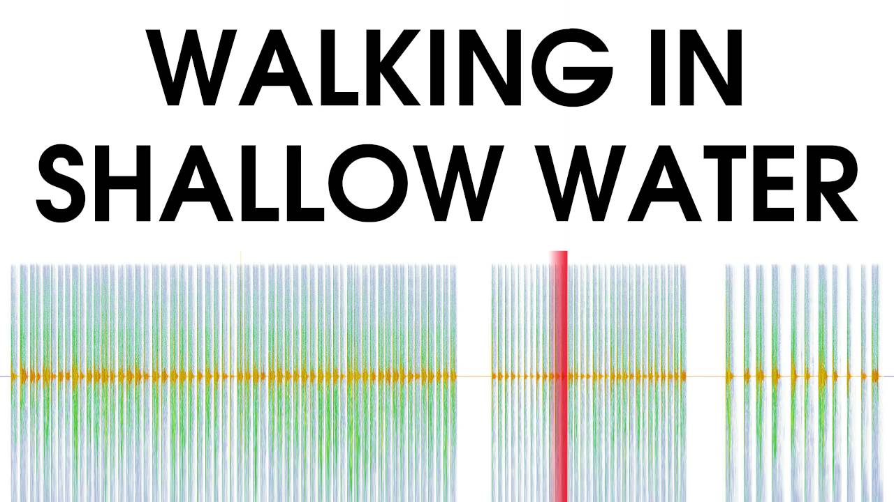 Walking In Shallow Water Sound Effect - YouTube