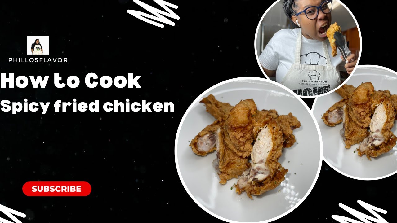 Spicy fry chicken (small chicken) - YouTube