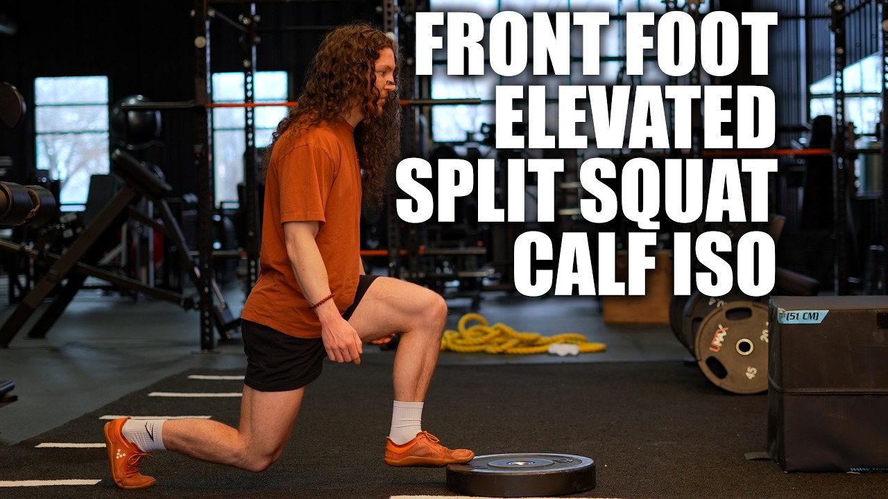 Front Foot Elevated Split Squat ISO - YouTube