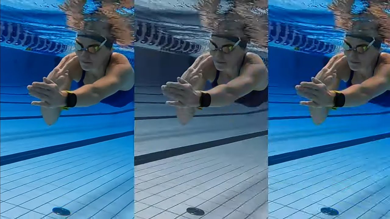 huge difference / breaststroke swimming technique / arms - YouTube
