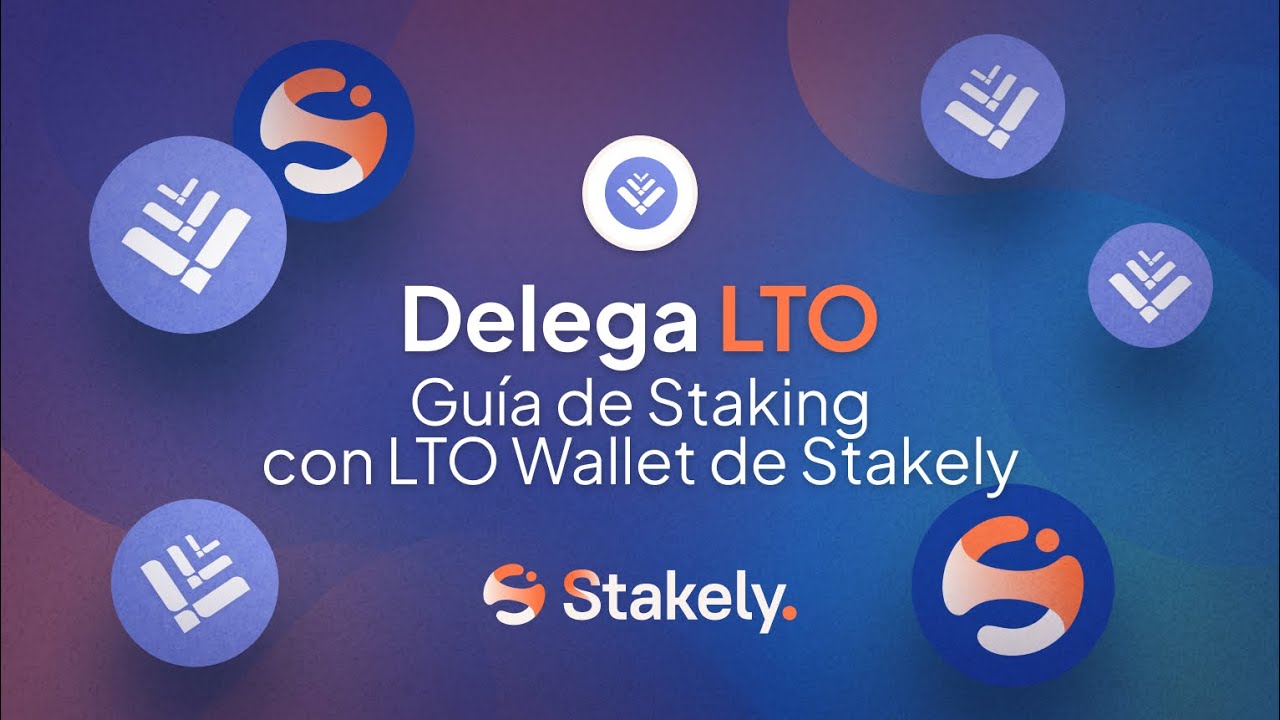 Cómo hacer staking de LTO con la Wallet Ledger de Stakely | Guía de Staking de LTO Network - YouTube