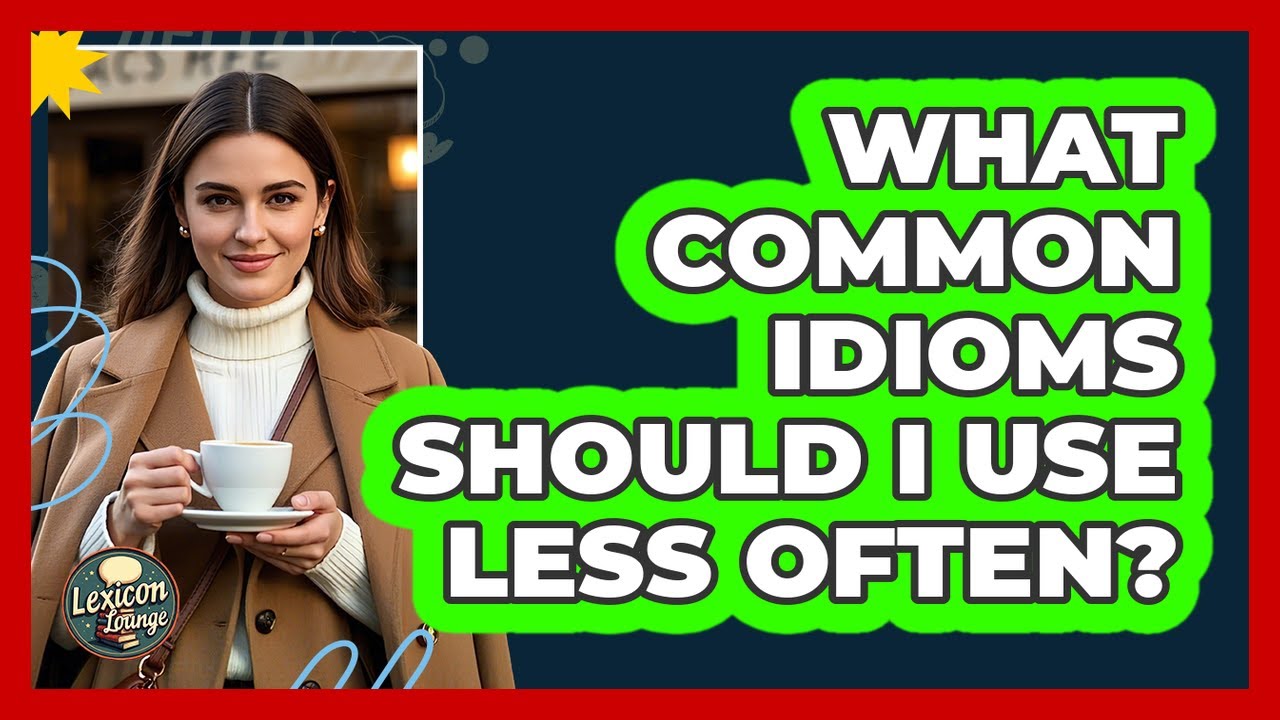 What Common Idioms Should I Use Less Often? - Lexicon Lounge - YouTube