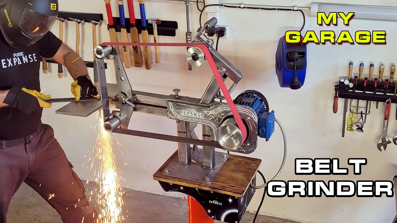 Building Belt Grinder With a Stand DIY - YouTube