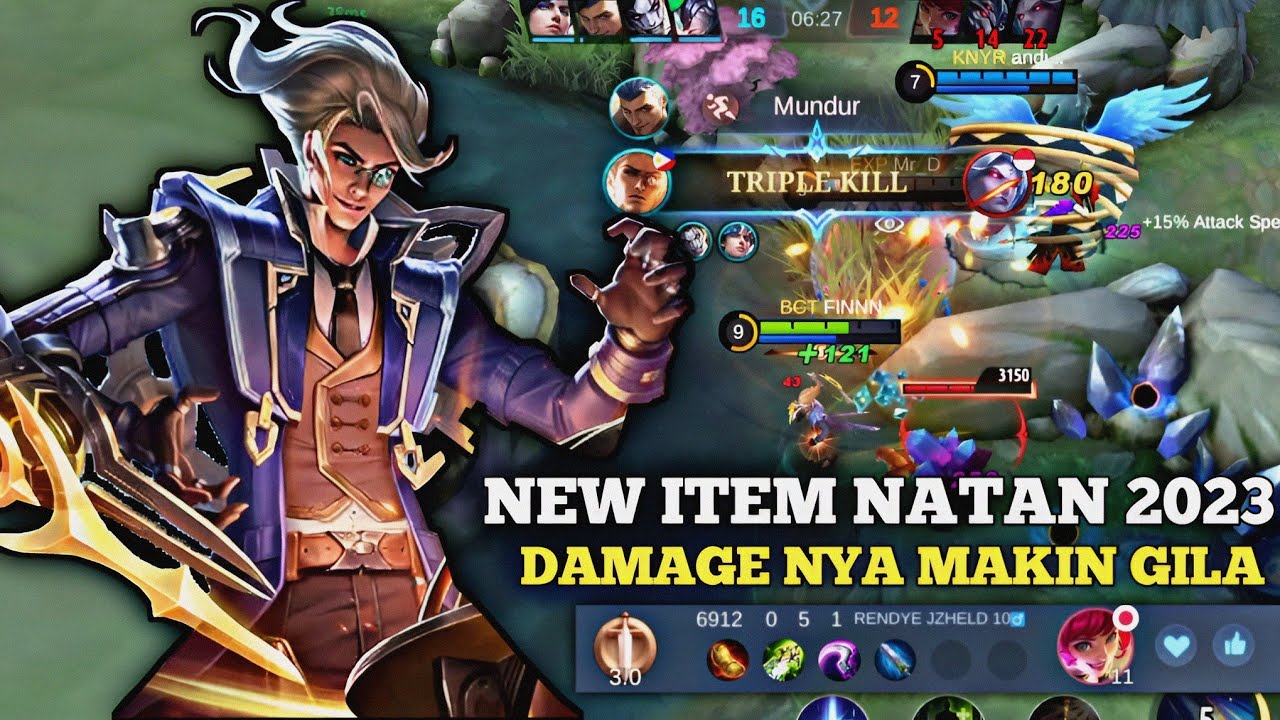 NEW ITEM!!! GILA DAMAGE NYA GA NGOTAK | BUILD NATAN TERSAKIT - YouTube
