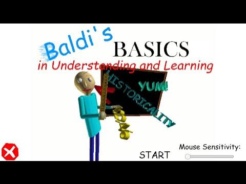 Baldi's Basics IN understanding and learning - YouTube