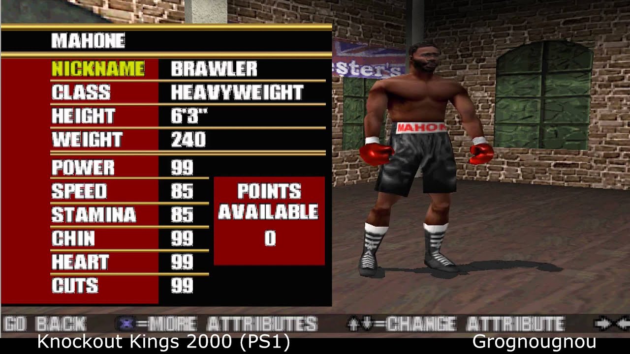 How to fight as Ed Mahone in Knockout Kings 2000 - YouTube