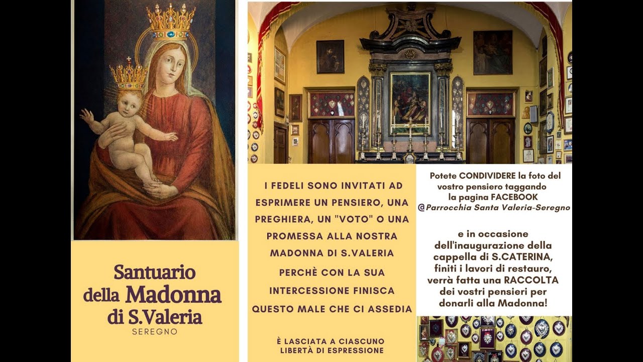Intercessione alla Madonna di Santa Valeria - YouTube