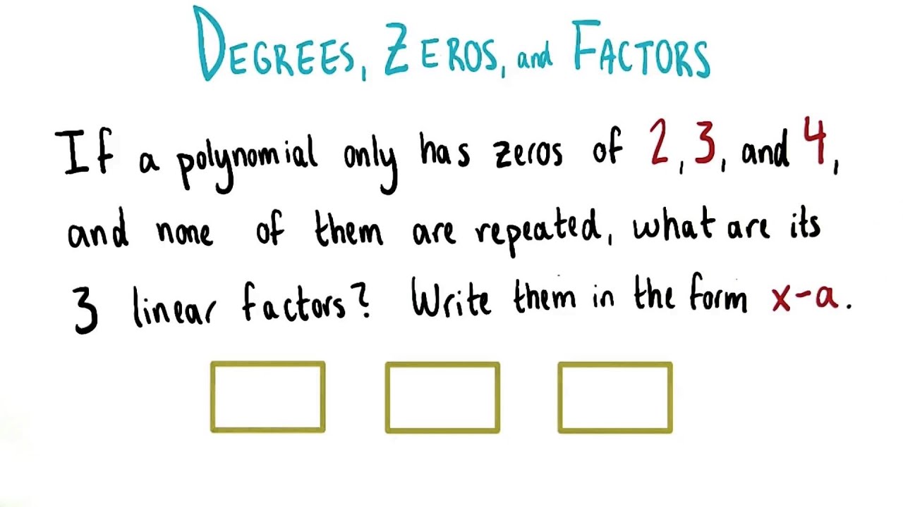 Name the Factors - College Algebra - YouTube