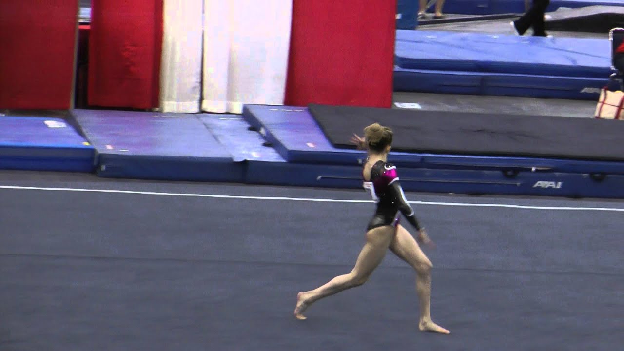 FX Kaylee Cole Open 1st 9.625 (WOGA) 2012 HNI - YouTube