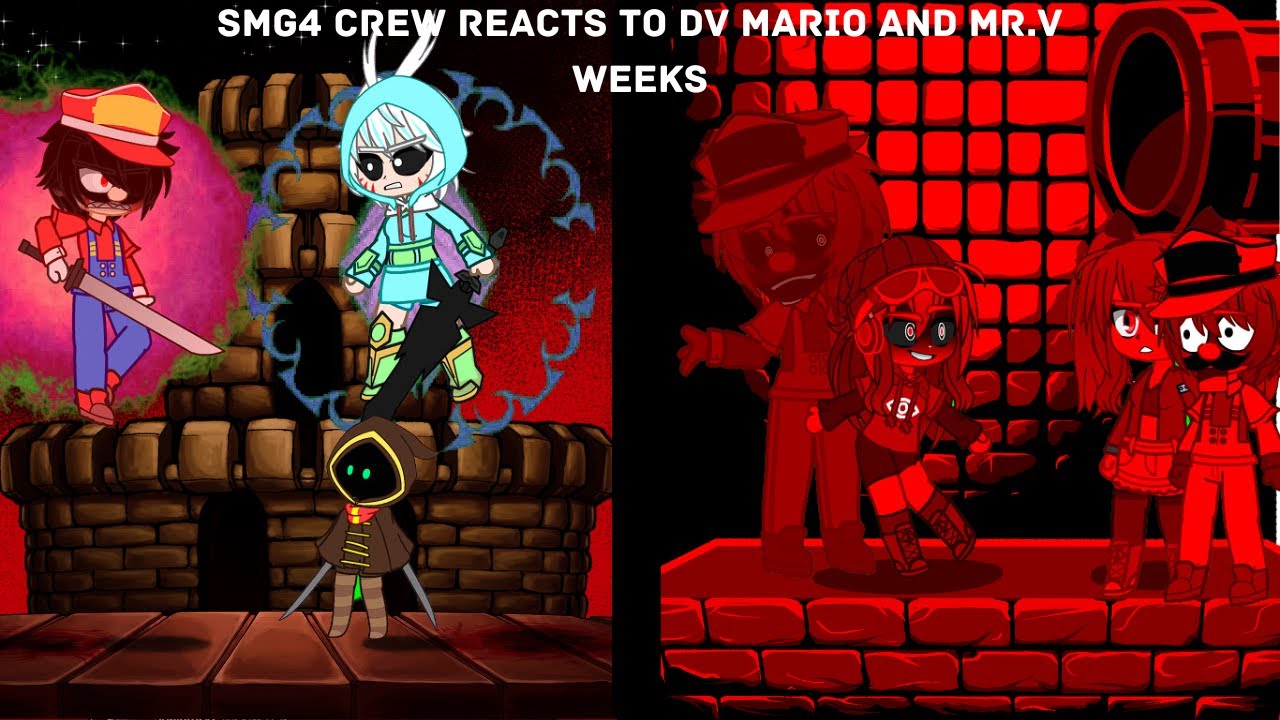 Smg4 Crew Reacts to Devil Mario and Mr.V's week(Mario Madness v2 ...