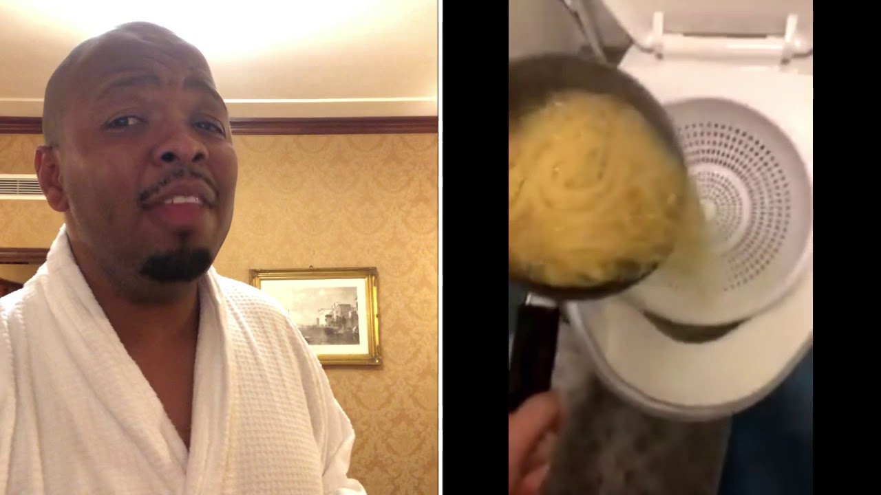 Y’all straining pasta in the toilet 🤮🤮🤮 - YouTube