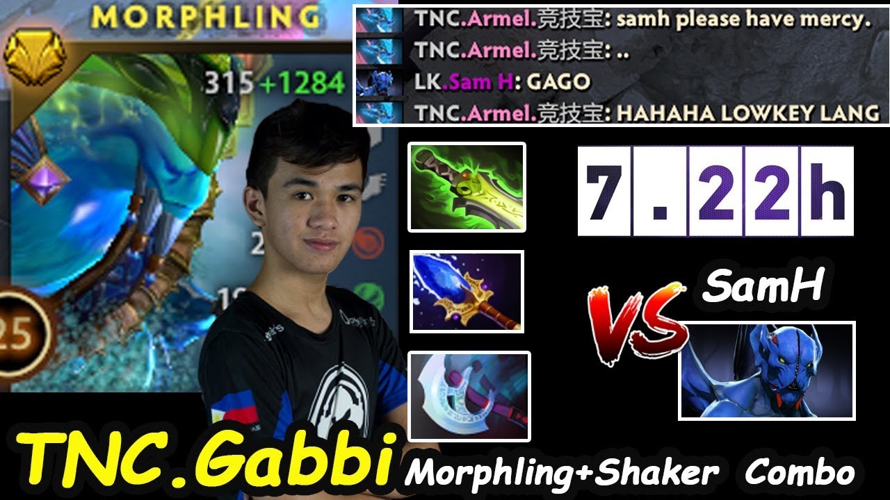 TNC Gabbi [Morphling] Carry Combo Earthshaker Vs SamH [Nightstalker ...