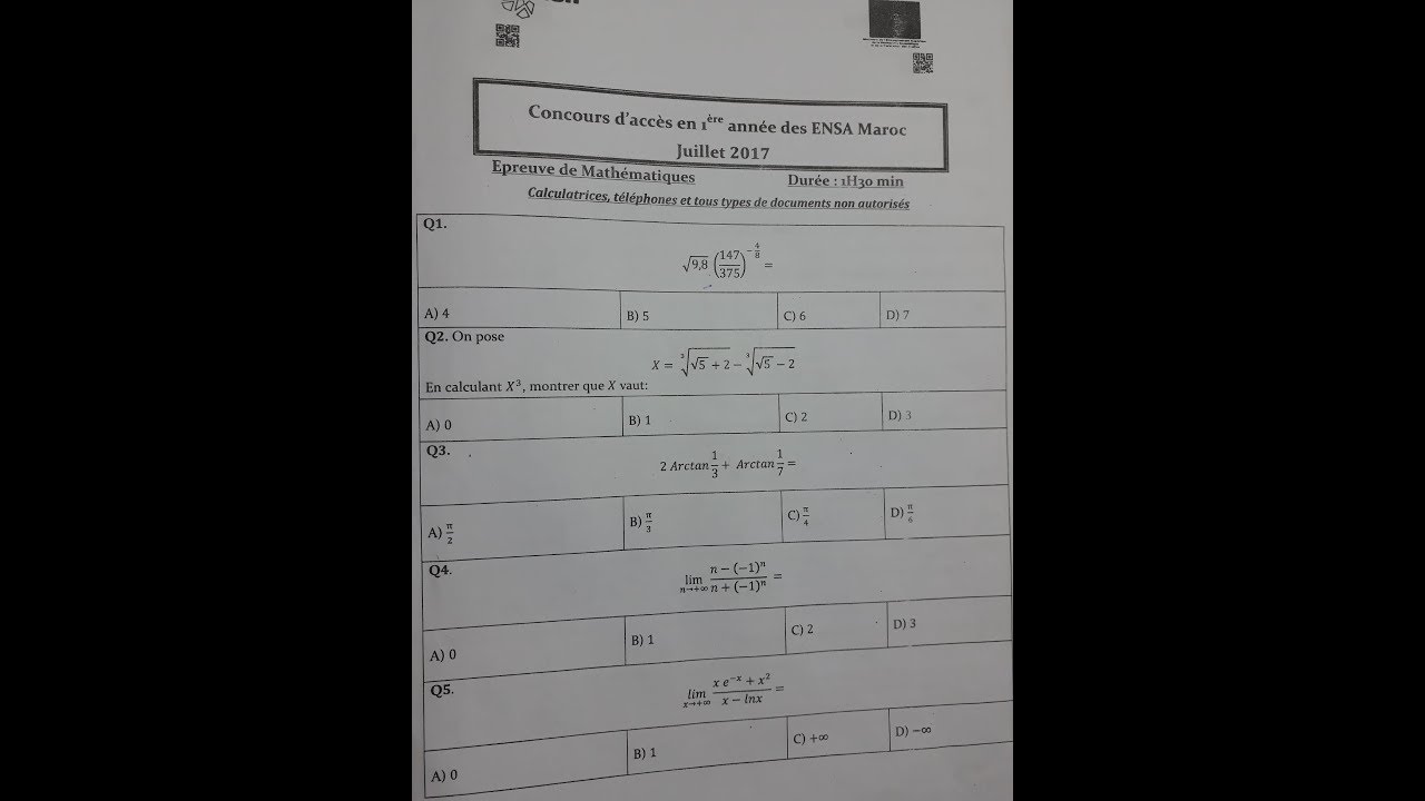 correction bac math 2017