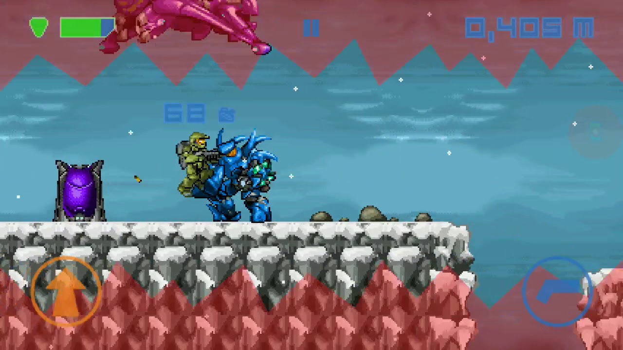 2D Halo Android Gameplay (Spartan Runner ) - YouTube