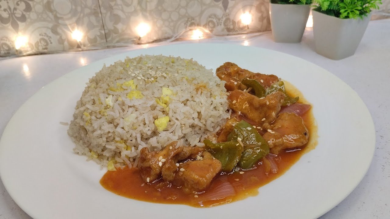 Chicken Manchurian With Egg Fried Rice By Tasty Bites With Affaf - YouTube