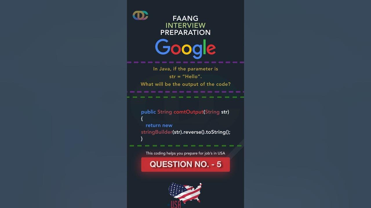 Java program Coding question part - 5 | FAANG preparation #coding #job #javaprogram - YouTube