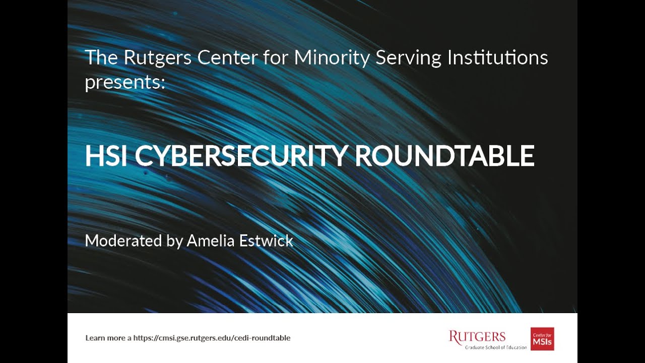 HSI Cybersecurity Roundtable - YouTube